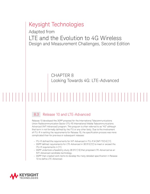 4G Wireless Evolution – Looking Towards LTE-Advanced PDF Asset Page | Keysight